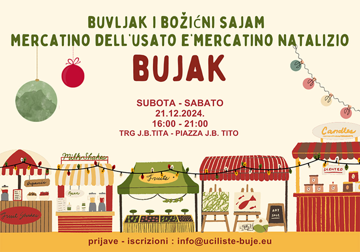 BUJAK – Božićni buvljak i sajam | EuroStar Umag